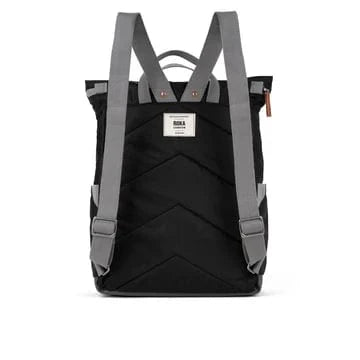 Black Roka Canfield B Sustainable Rucksack | toot garook | toot garook