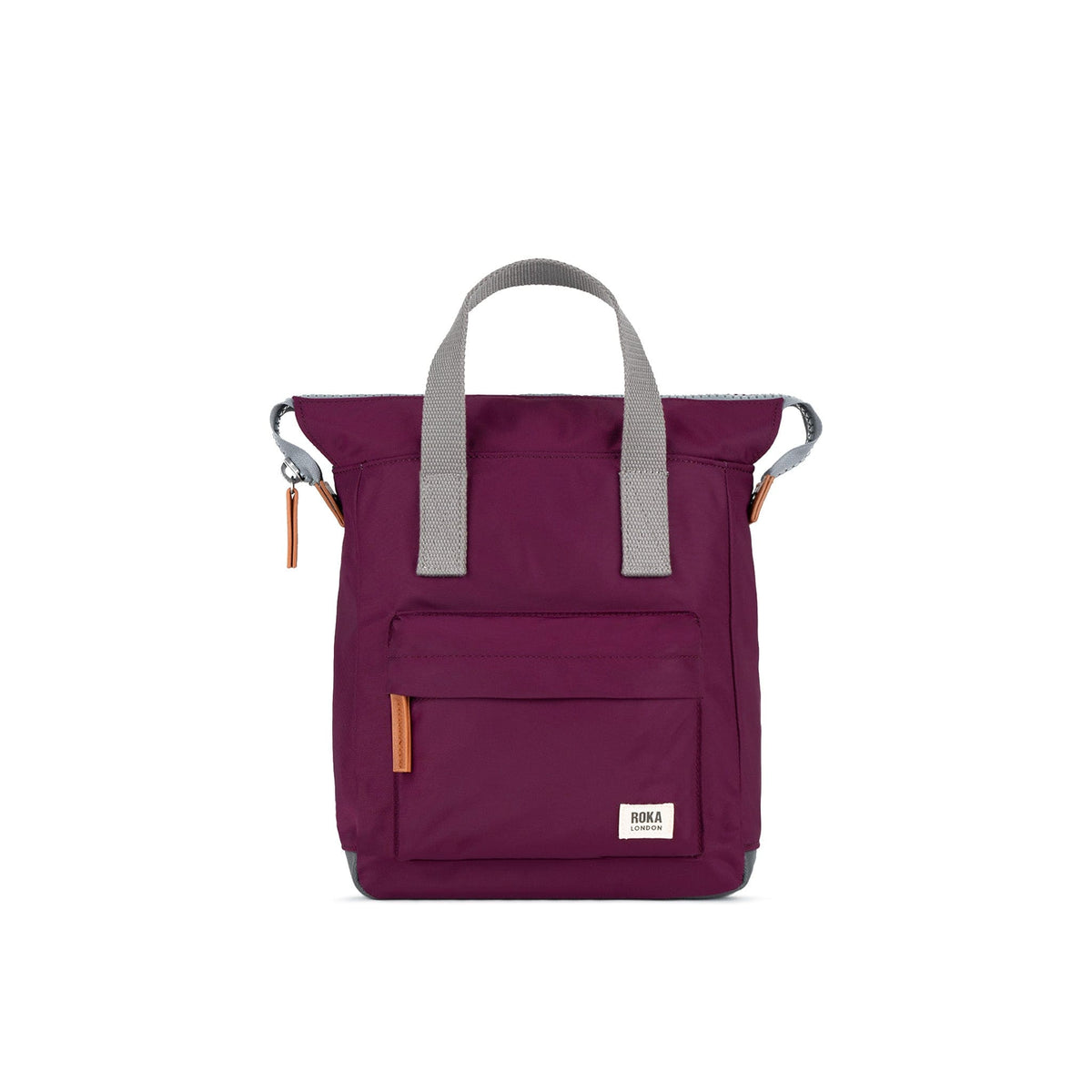 Royal Burgundy Roka Bantry B Sustainable Nylon Rucksack Small | toot garook